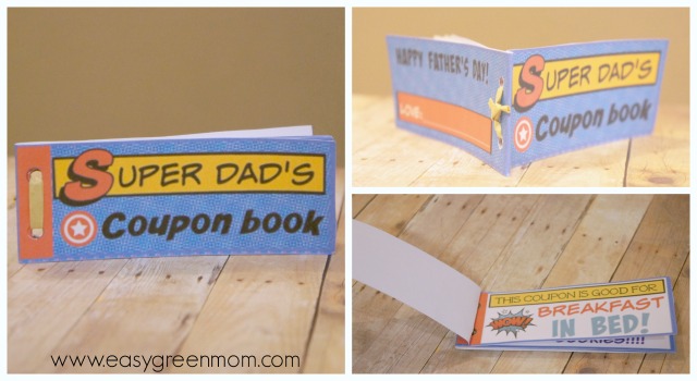 Super Dad Father's Day Coupon Book ~ Free Printable - Rays of Bliss